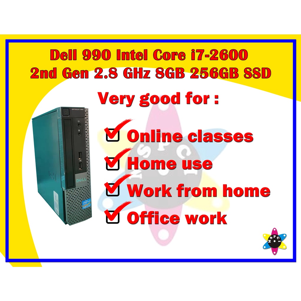 CPU Set Dell Optiplex 990 Ultra Small Form Factor (USFF) Intel Core 2nd ...