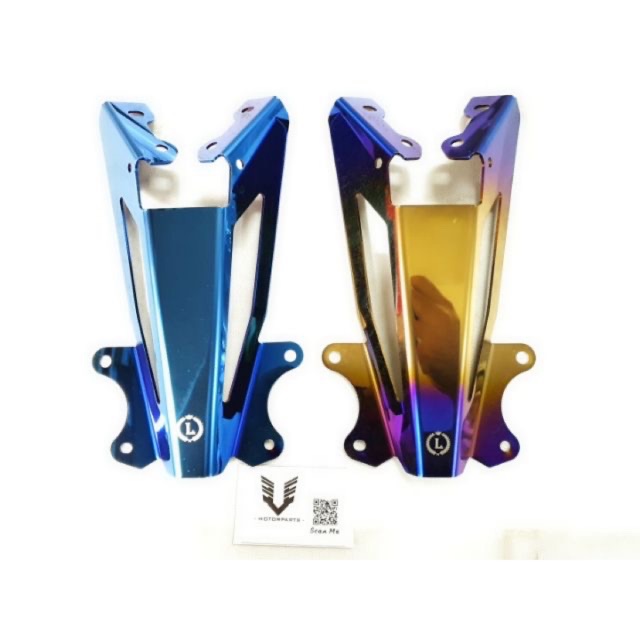 Y15ZR V1/V2 Rear Fender Titanium Blue Gold PNP Shj Rainbow Rear Fender Lativo Y15/Y150/LC150 ...