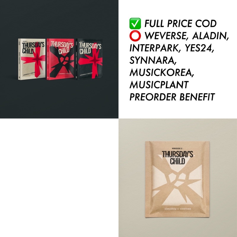 Onhand | Cod | Sealed] Txt Tomorrow X Together Minisode 2 : Thursday’S ...