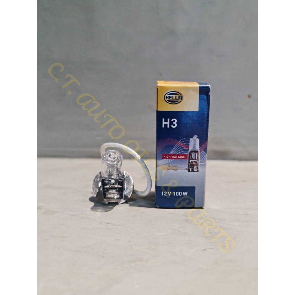HELLA Fog Lamp H3 100W (W) 12 V.(ISUZU D MAX And Other Model) | Shopee ...