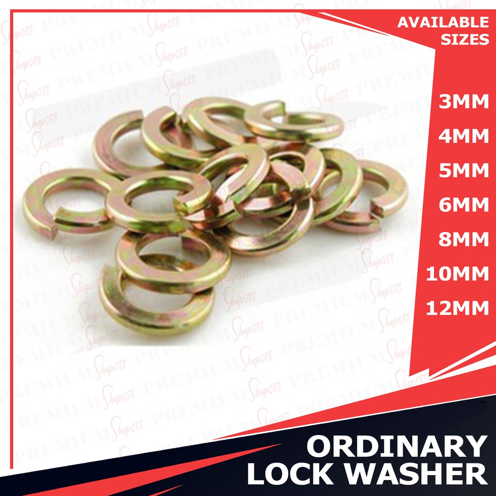 5/10/20pcs Ordinary Lock Washer M3 M4 M5 M6 M8 M10 M12 1/8 3/15 1/4 5 ...