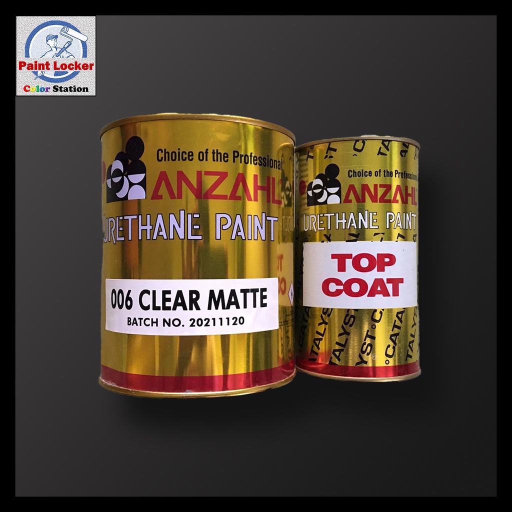 Anzahl Urethane Automotive Topcoat 006 Clear Matte with Topcoat Catalyst- 1 Liter | Shopee ...