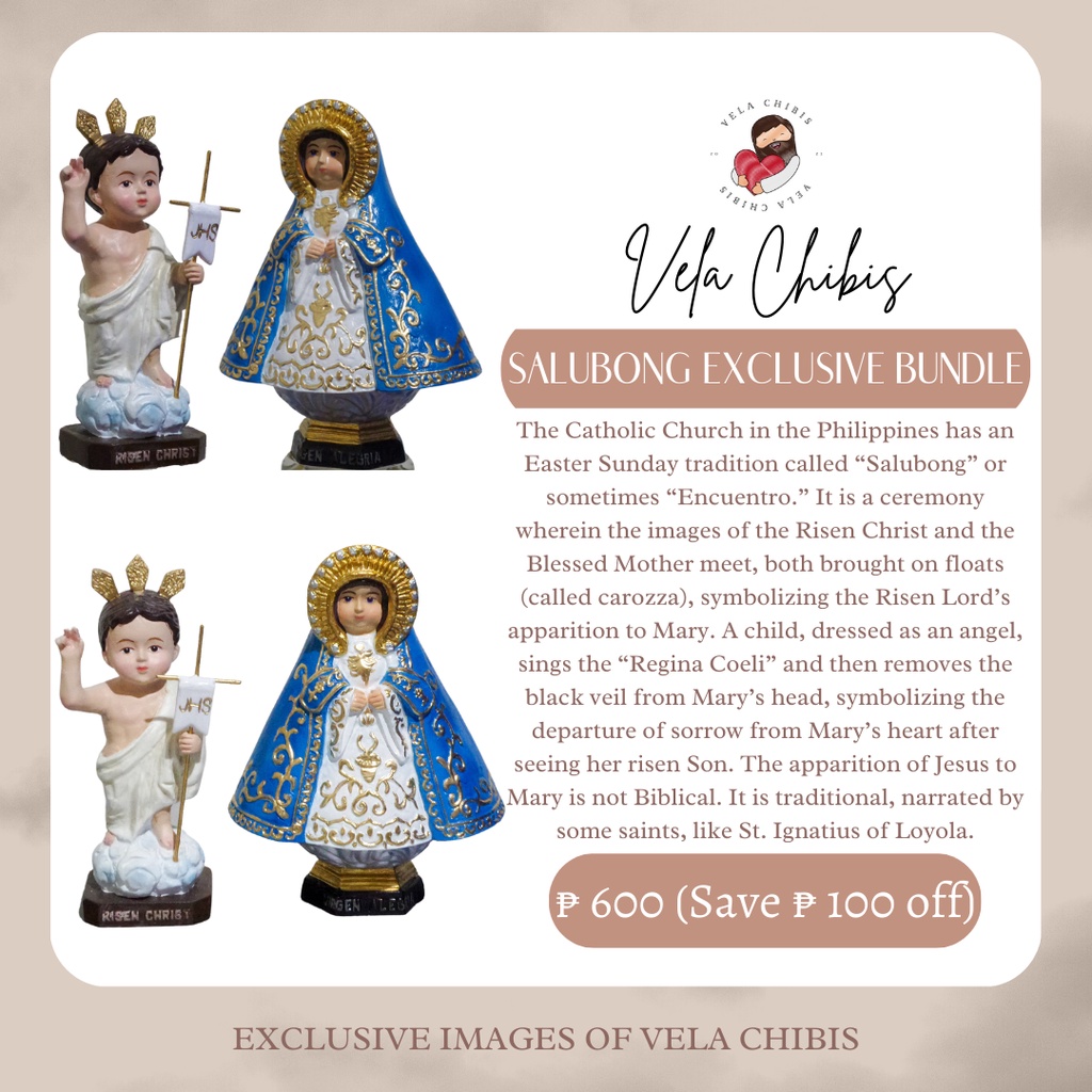 Salubong Exclusive Bundle (Risen Christ and Virgen Alegria) Chibi Image ...
