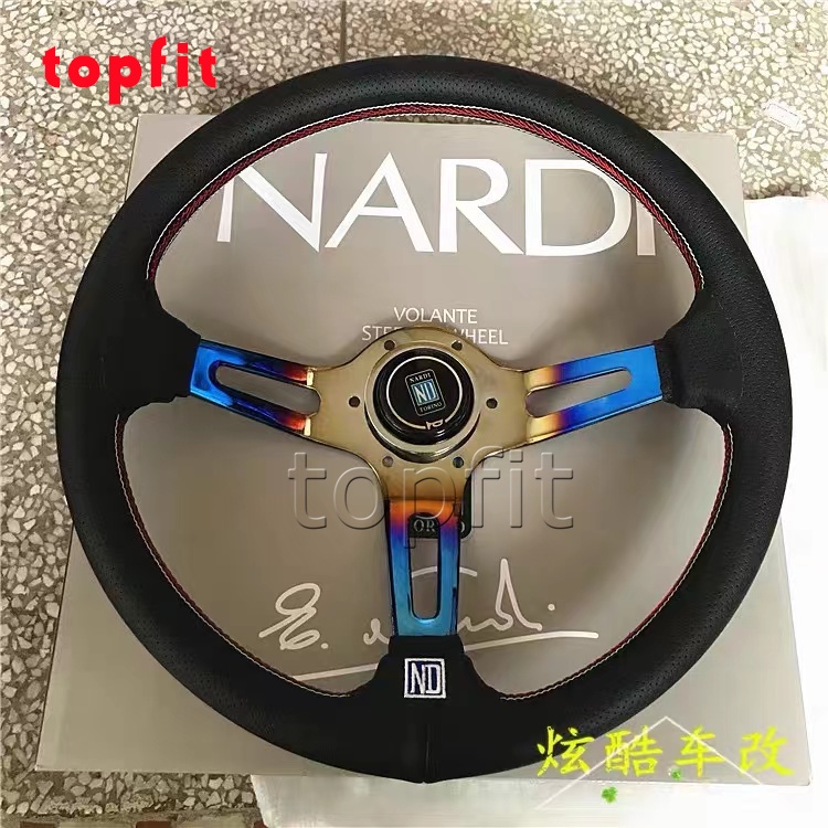 NARDI ND STEERING WHEEL TITANIUM 14INCH | Shopee Philippines