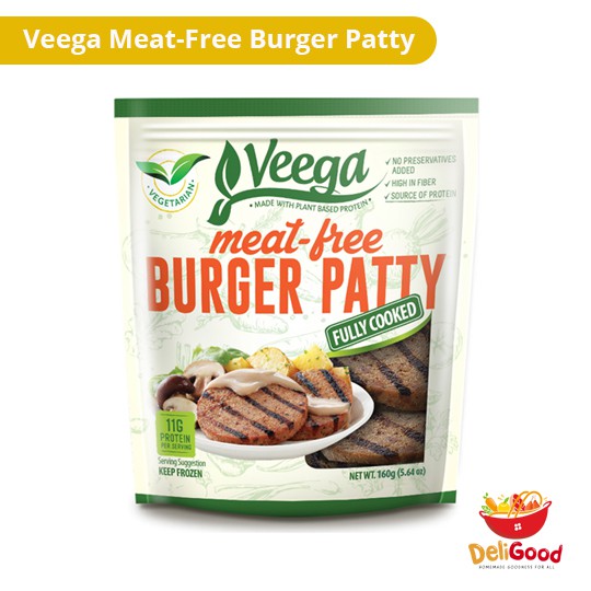 Veega Meat-Free Burger Patty 160g | Shopee Philippines