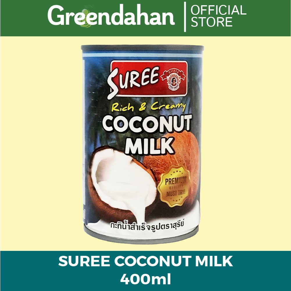 GREENDAHAN /Suree COCONUT MILK 400ml | Shopee Philippines