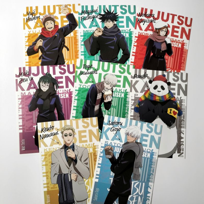 Jujutsu Kaisen Kyoto Goodwill Event Arc Postcards | Shopee Philippines