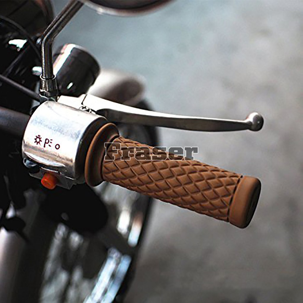 【Retro Style】 Retro 7/8" 22m Vintage Rubber Handlebar Hand Grips Bar ...