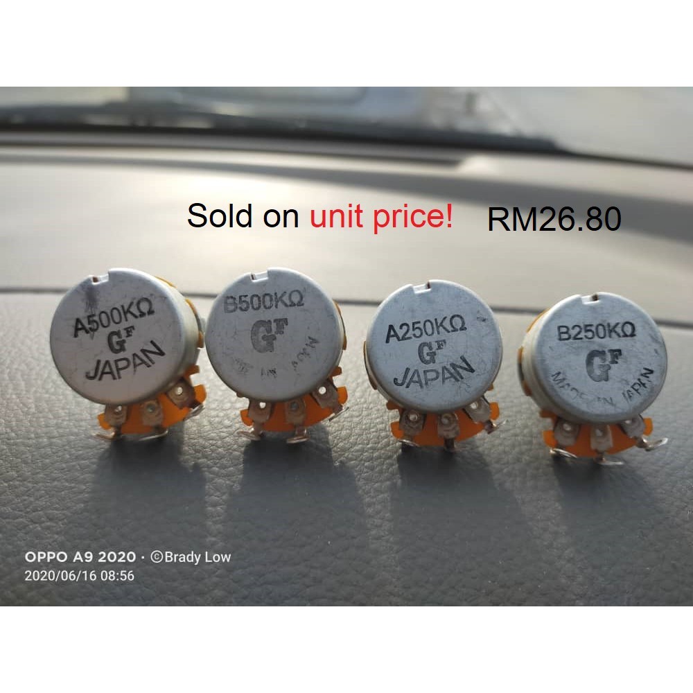 Gotoh Japan Guitar 250k & 500k Potentiometer | Shopee Philippines