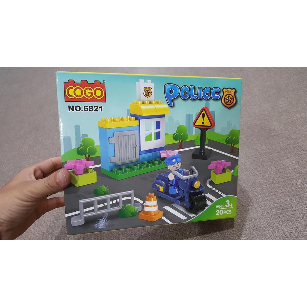 Cogo - Police Miniature Model (6821) | Shopee Philippines
