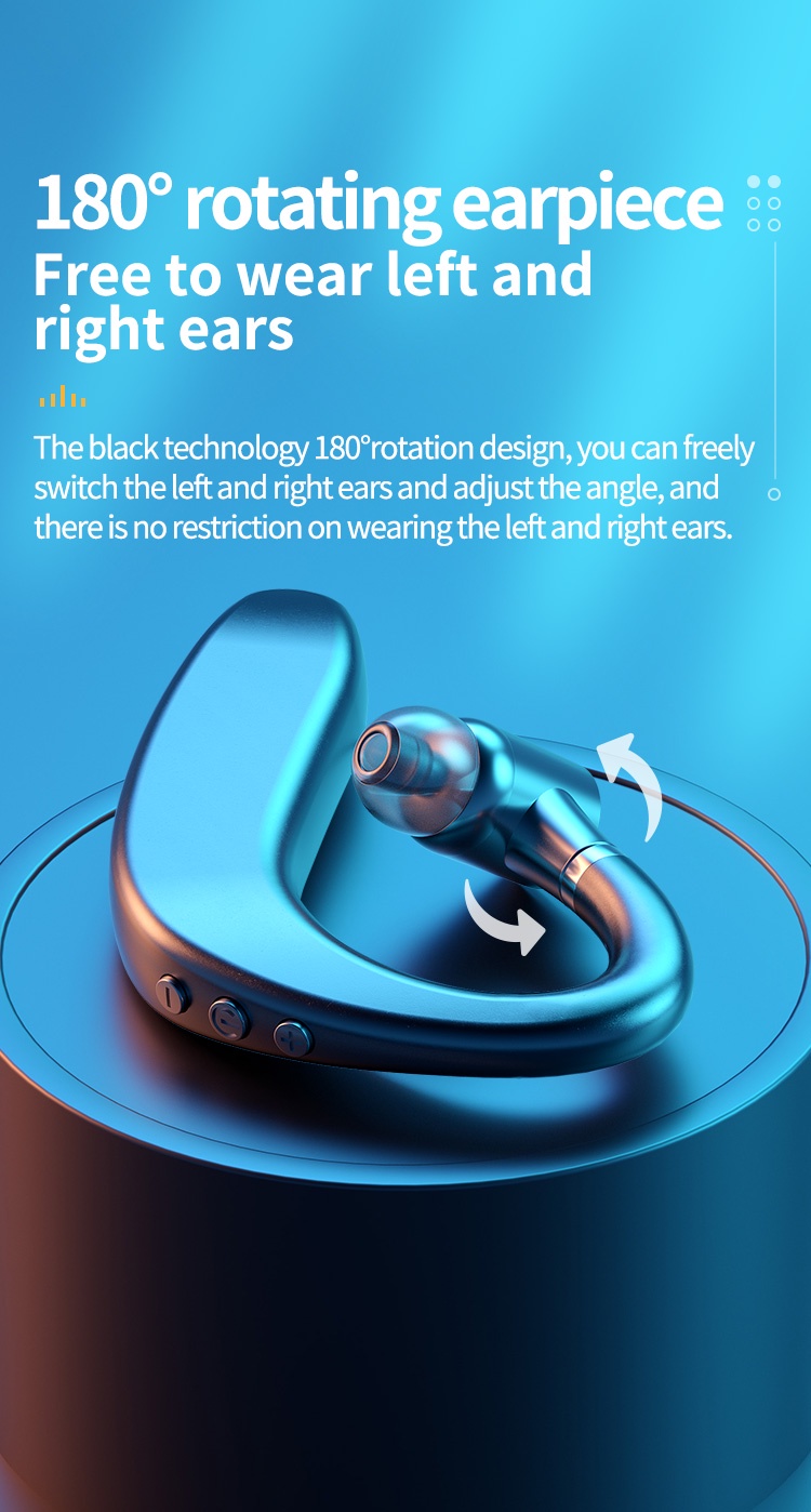 S109 Bluetooth 5.0 Business Headphones Noise Canceling HD Microphone ...