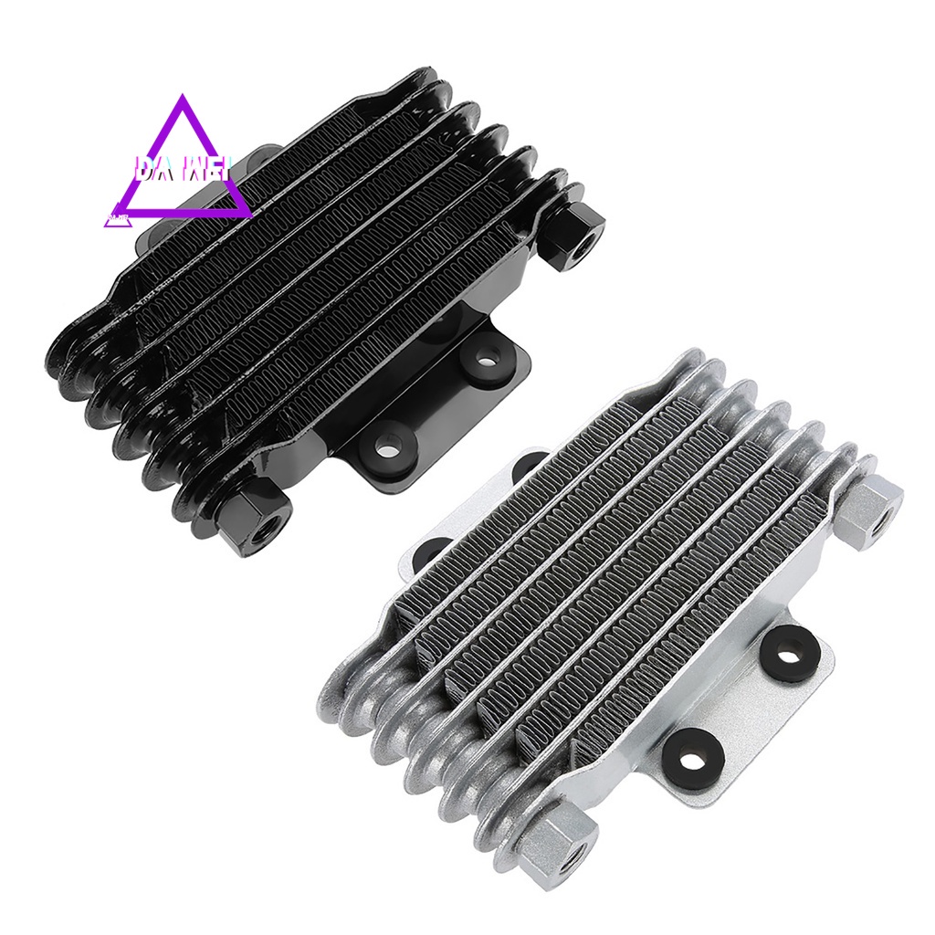 Ddhihi 6 Row Motorcycle Engine Oil Cooler Cooling Radiator Replacement ...