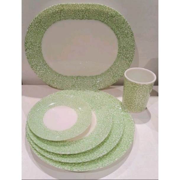 Melawares Jade Design (Plates, Cup, Bowl, Laddle) | Shopee Philippines