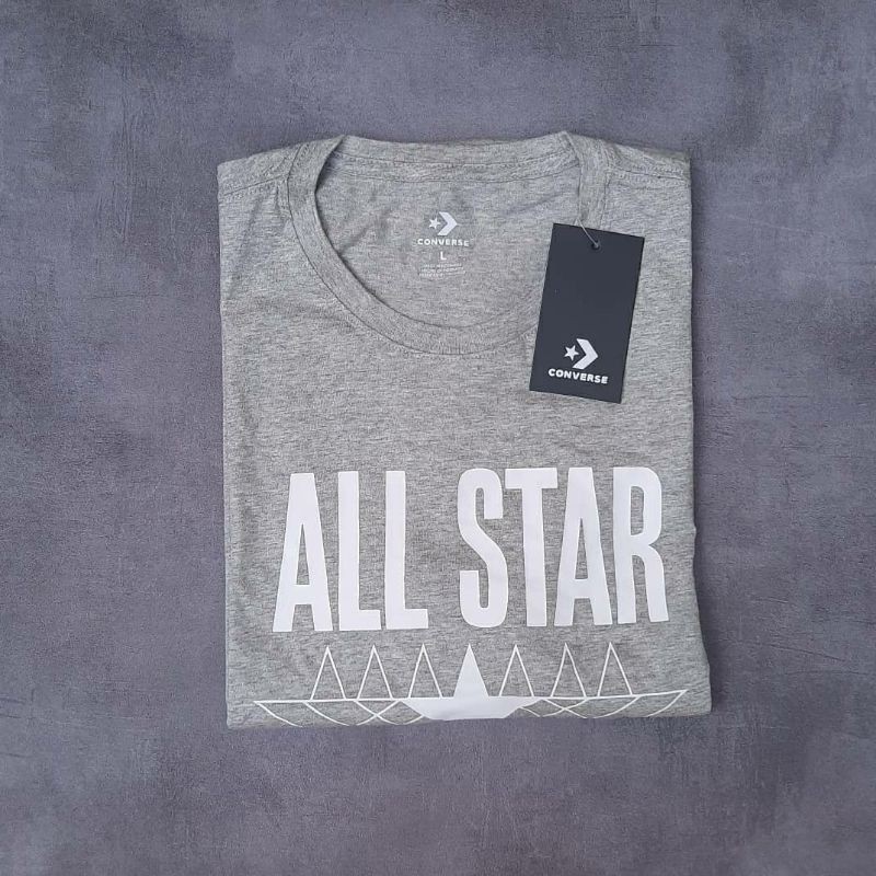 Converse STAR RELAXED TEE GRAY TSHIRT | Shopee Philippines