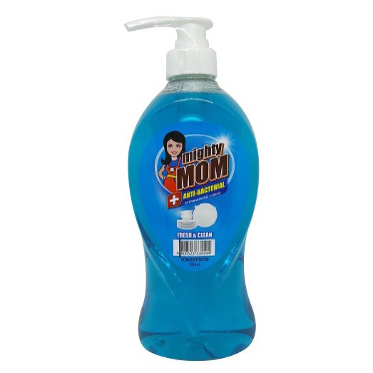 Mighty Mom Dishwahing Liquid Antibacterial Fresh and clean 750ml ...