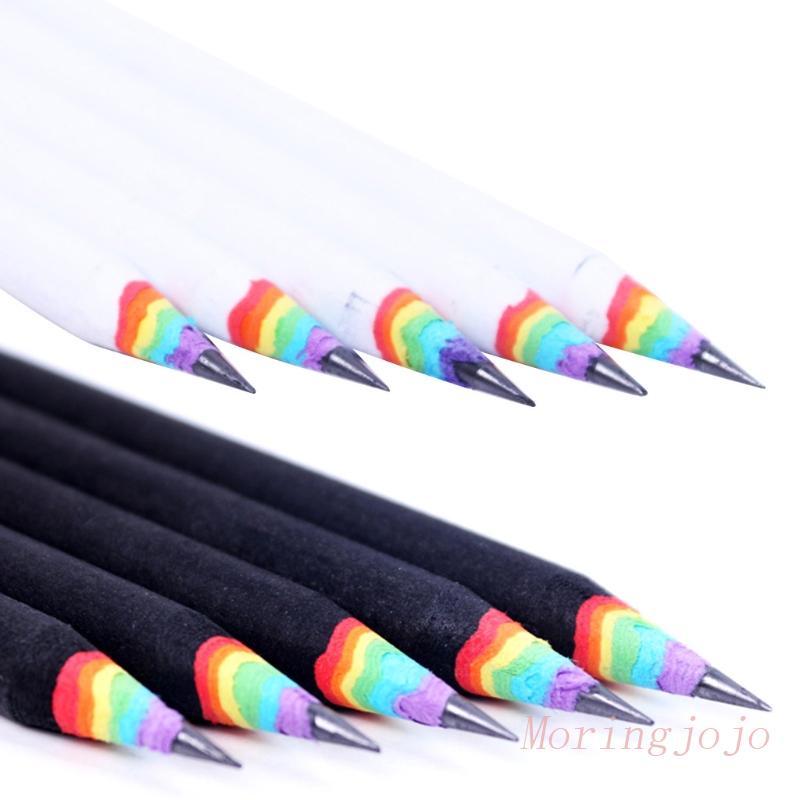 JoJo 5 PCS Premium Quality Rainbow Colored Pencils Set for Kids ...