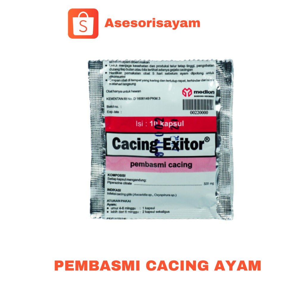 Exitor / Chicken Worm / Chicken Worm Medicine / SUPER Loss Worm ...