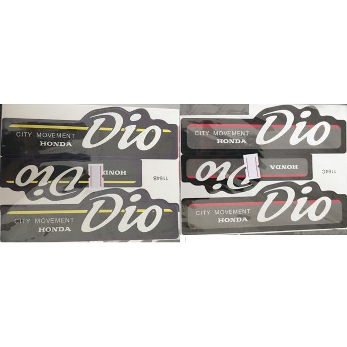Honda Dio City Movement Decal Sticker | Shopee Philippines