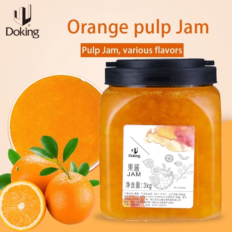Doking Jam 3kg Mango, Strawberry, Blueberry, Green Apple | Shopee ...