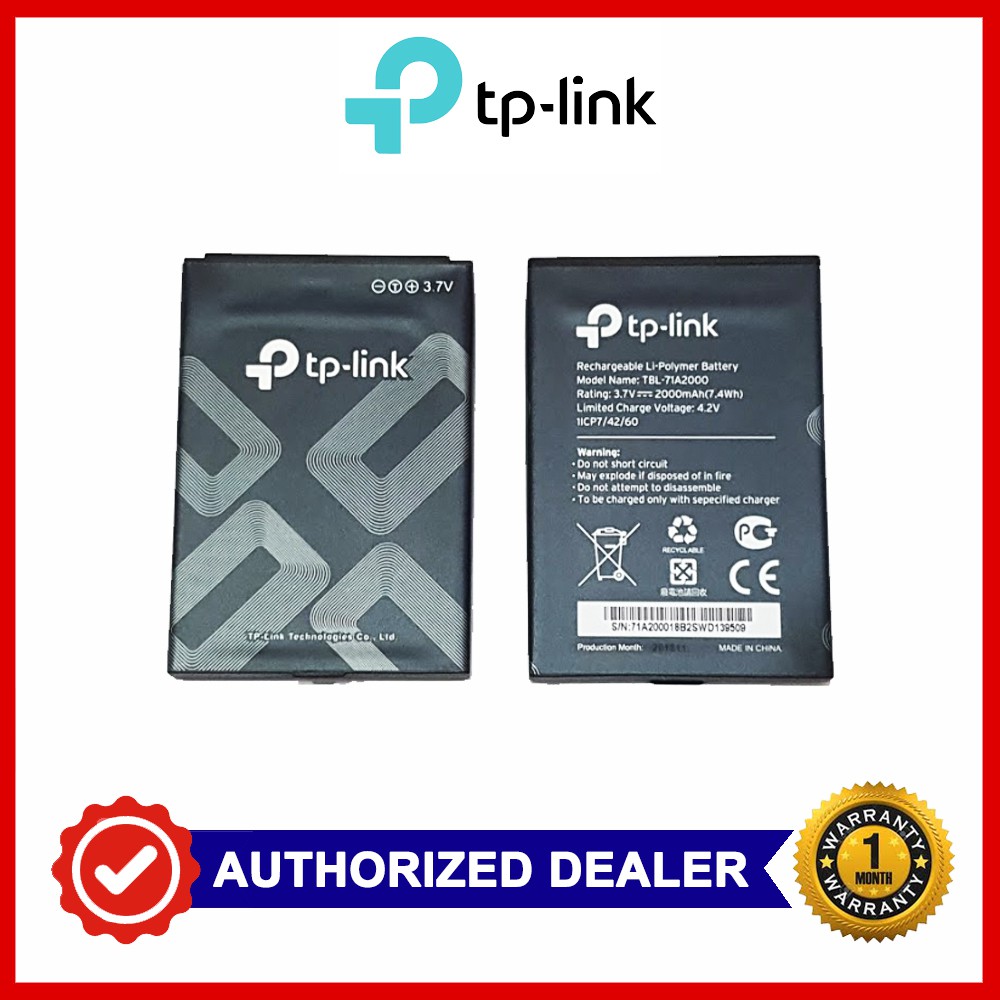 TP-Link M7350 Pocket Wifi Replacement Battery - TBL-71A2000 | Shopee ...