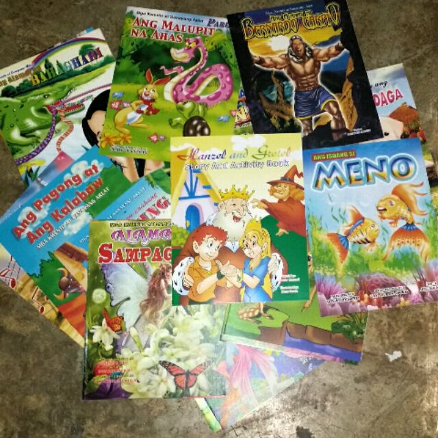 Story book English and Tagalog for kids 10pcs/pack | Shopee Philippines