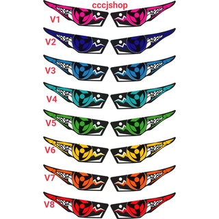 HONDA CLICK V1 WINKER EYE STICKER/TRANSPARENT/TRANSLUCENT VINYL ...