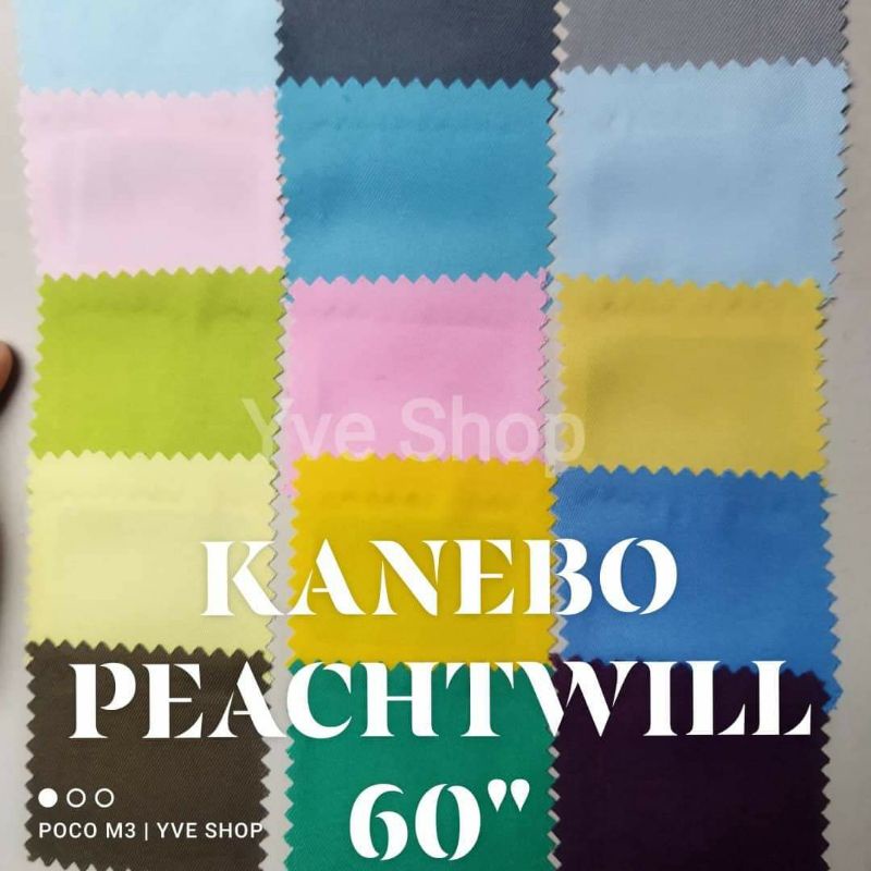 KANEBO PEACHTWILL FABRIC 60" INCHES (SOLD PER ROLL) | Shopee Philippines