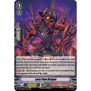 Cardfight Vanguard D-VS01/026EN Lava Flow Dragon Kagero RRR (ENGLISH ...