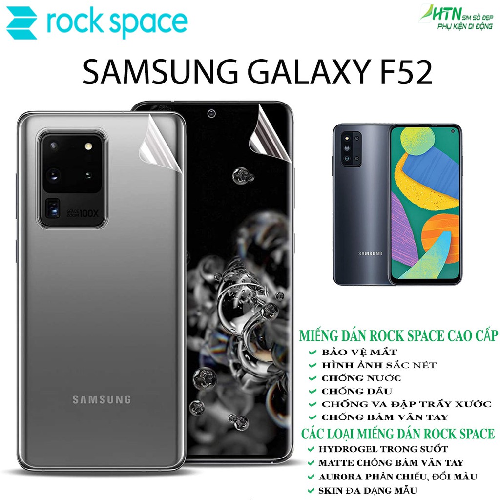Samsung F52 5G premium rock space PPF sticker applied to the front/back ...