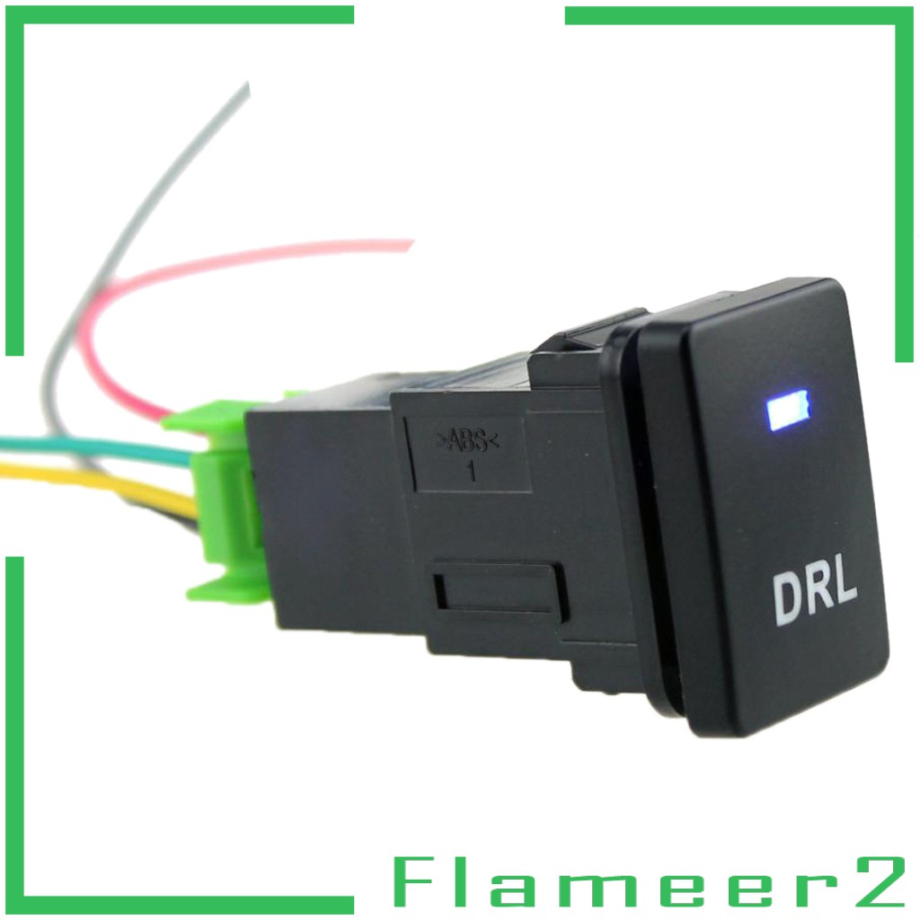 [FLAMEER2] 4Pole 12V Push Button Switch Light Pattern for | Shopee ...