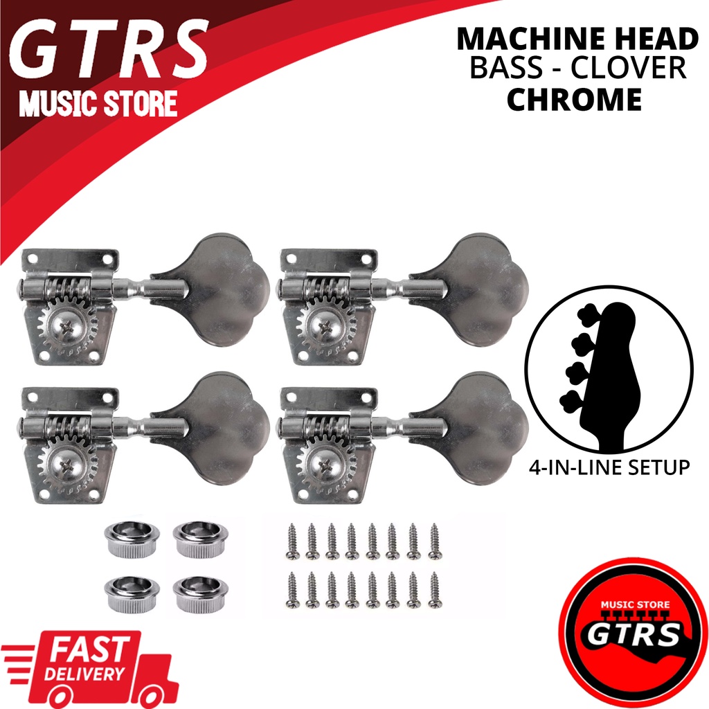 Bass Guitar Machine Head - Clover Type for Jazz Bass and Precision Bass ...