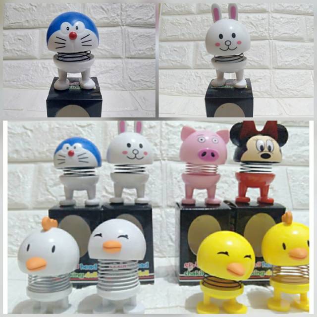 Emoji Doll Shake Head/EMOTICON DASHBOARD Car Display Cute Doll | Shopee ...
