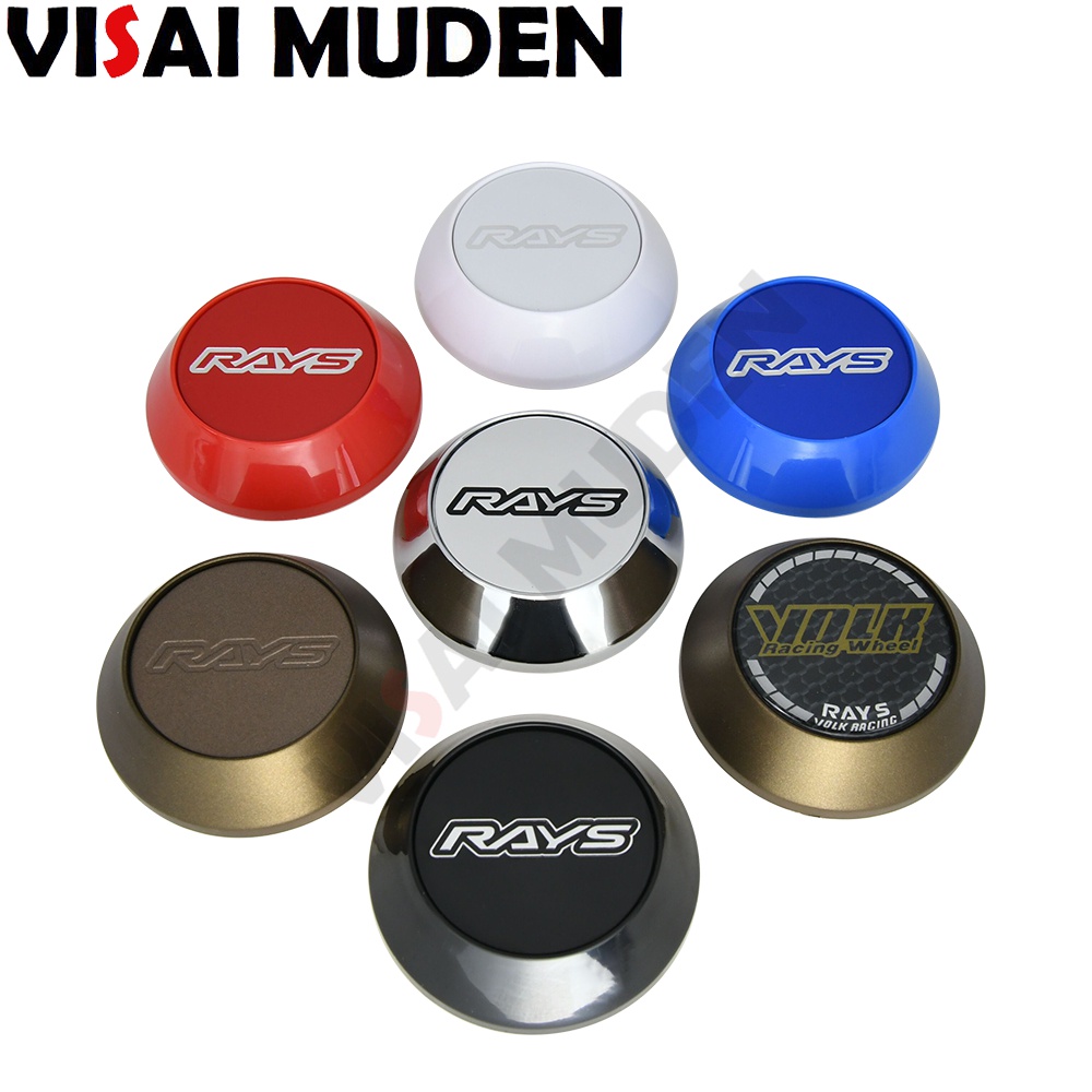 4PCS 65MM RAYS Mags Center Cap VOLK RACING Emblem Stickers Sport Rim ...