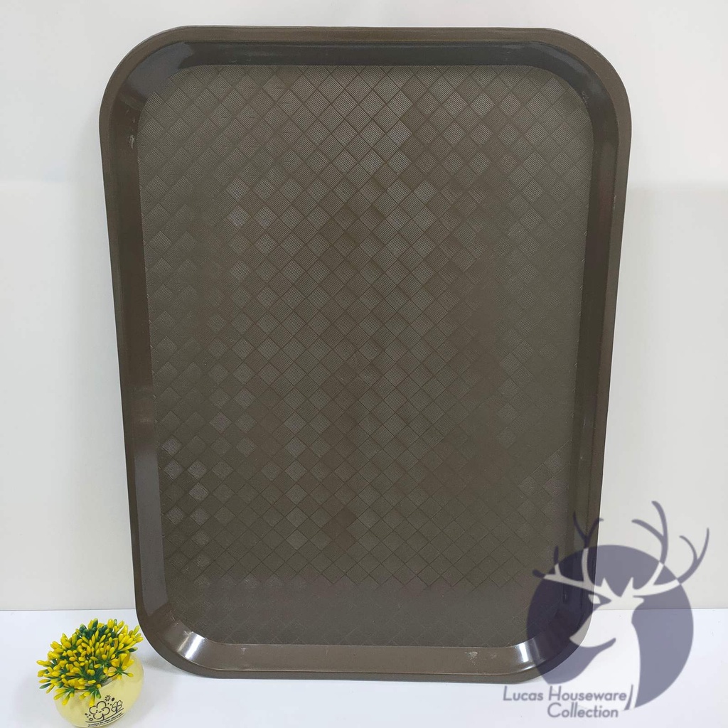 21" PLASTIC FAST FOOD TRAY / FRUIT TRAY / MULTI-PURPOSE TRAY / CANTEEN ...