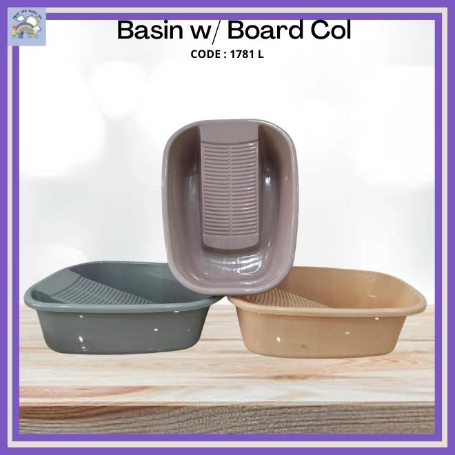 Laundry Basin w/ Washing Board Colored / Batsa | Shopee Philippines