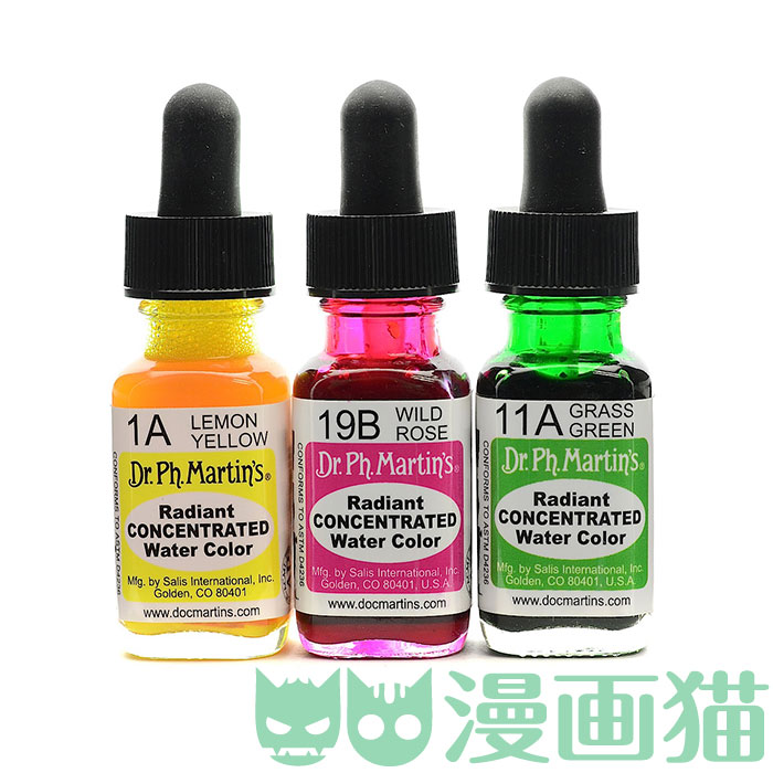 Dr.Ph.Martin 's concentrated watercolor / color ink concentrated 15ml ...