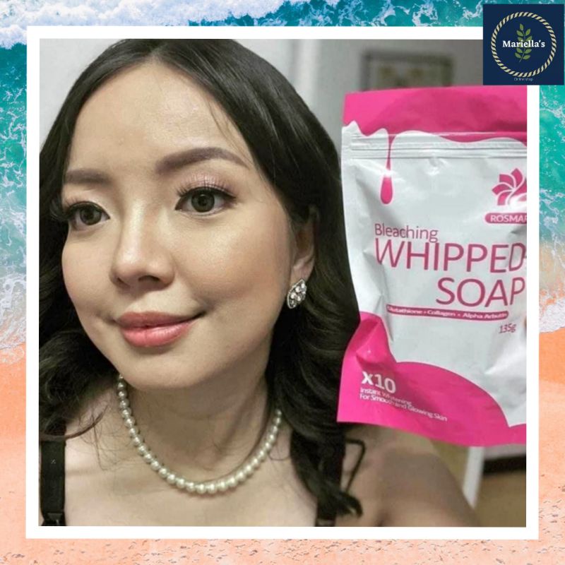 Rosmar Bleaching Whipped Glutathione Collagen Soap 10x Whitening 135