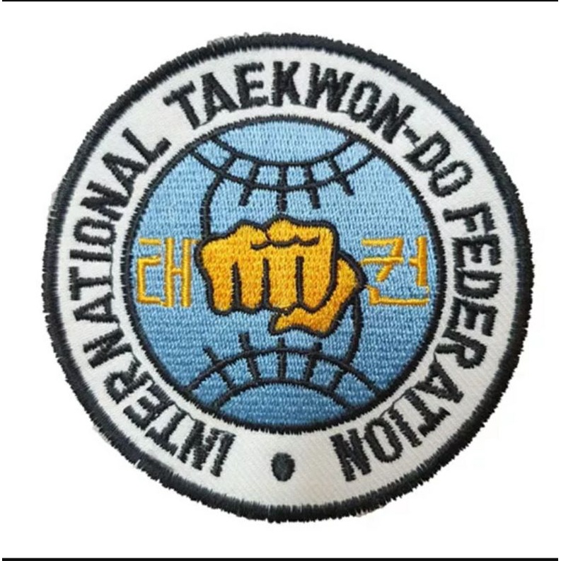 Logo Taekwondo ITF Patch (gum iron on) | Shopee Philippines