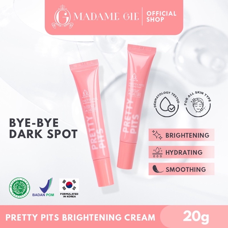 Madame gie pretty pits Brightening cream - Madame gie Underarm ...