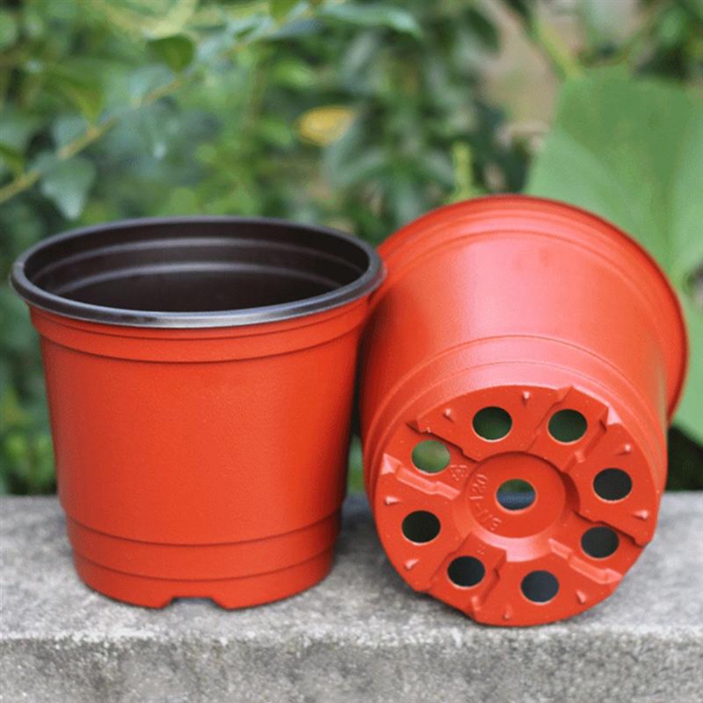 M&A PHC 5pcs (9cm-15cm) PVC Soft Pots/ Plastics Pots/ Terracota Soft ...