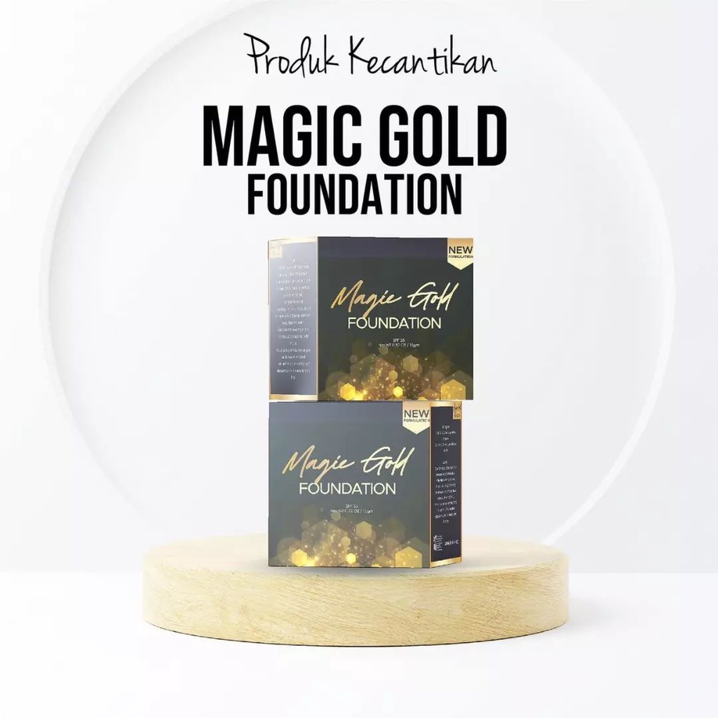 MAGIC GOLD FOUNDATION DHERBS ( 15 GRAM) | Shopee Philippines