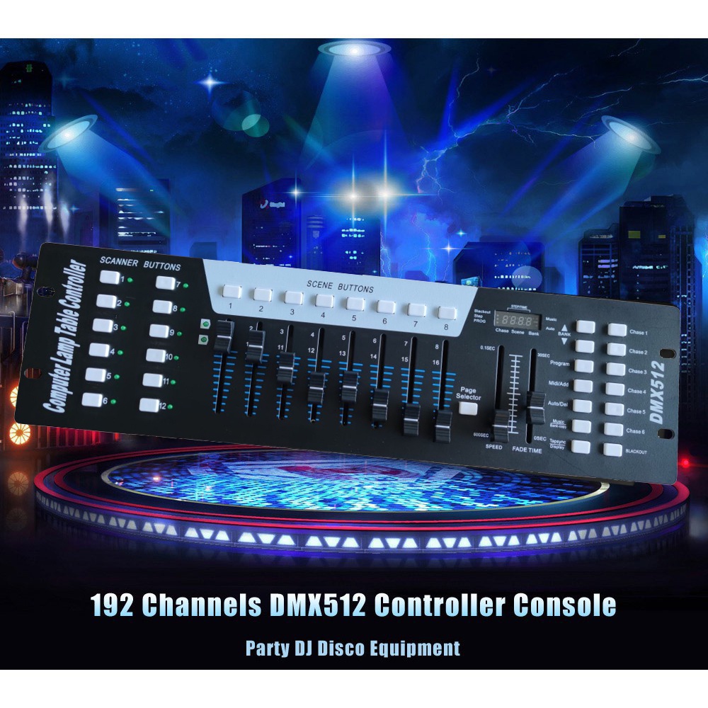 192 Channels Controller Console for Stage Party Light DMX512 | Shopee ...