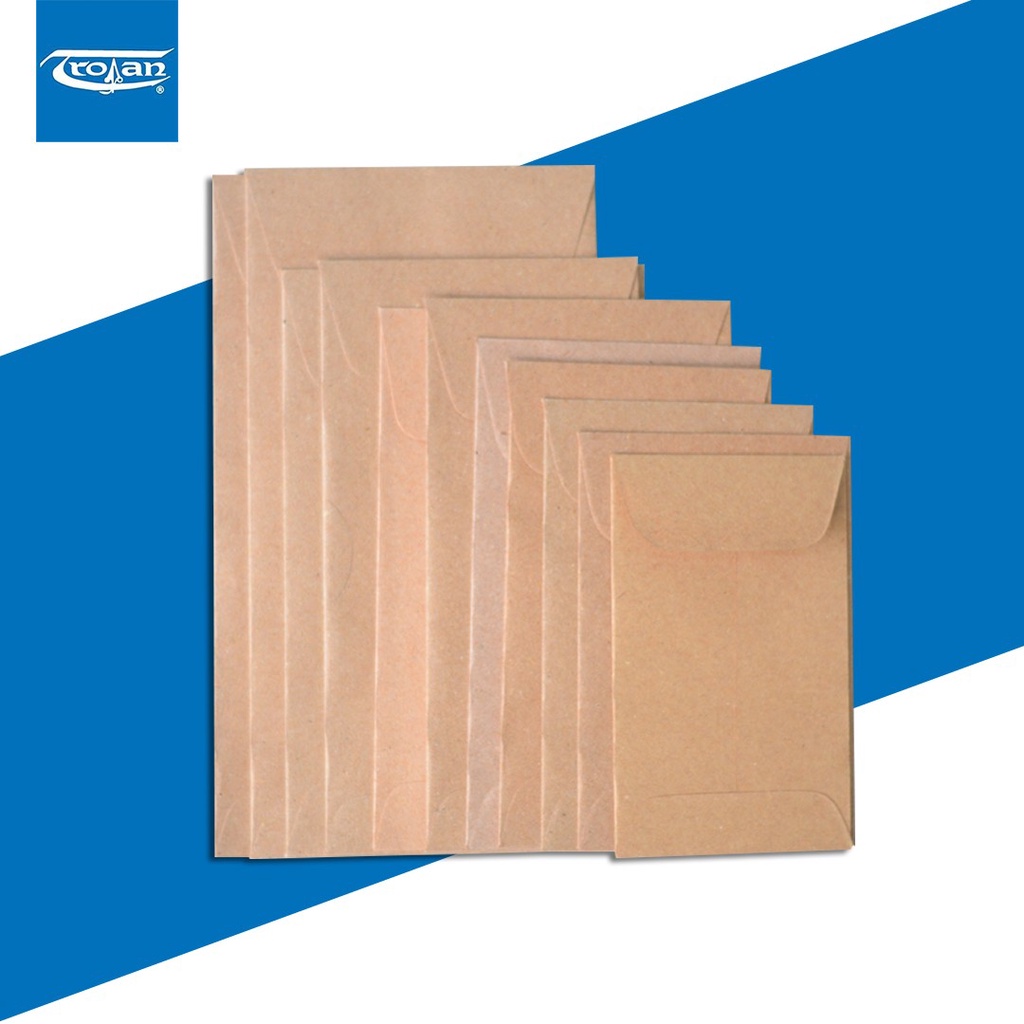 Trojan Coin Golden Kraft Envelope 500's | Shopee Philippines