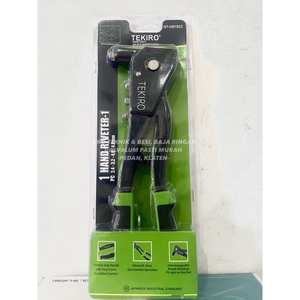 Tekiro Hand Riveter-1 Rivet Pliers 2.4 - 4.8mm | Shopee Philippines