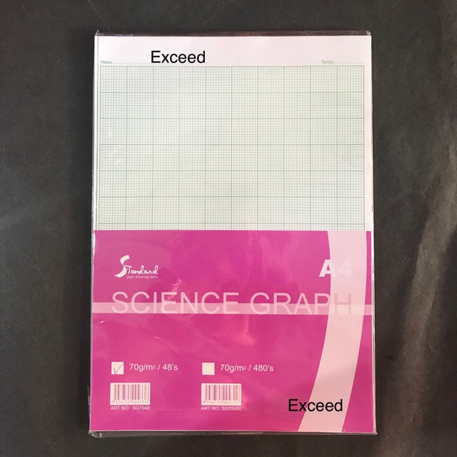 A4 Size Science Graph Paper 48's /Kertas Graf Sains | Shopee Philippines
