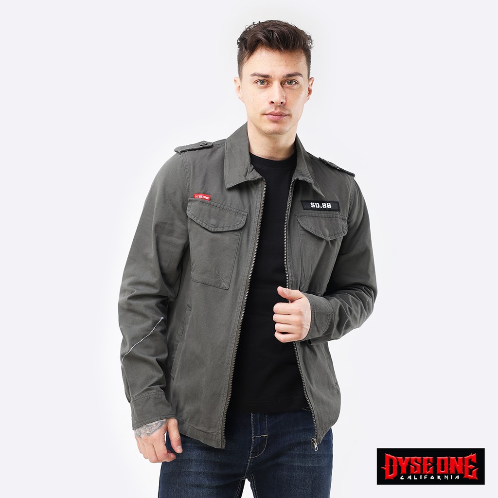 Dyse One Canvass Jacket DBT16A-0051 (Neutral Gray) | Shopee Philippines