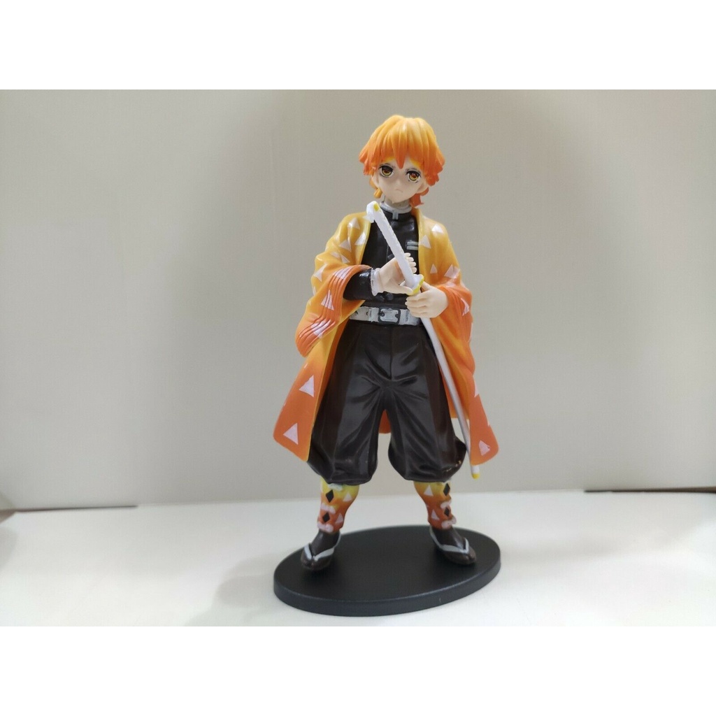 5.9"Anime Demon Slayer Agatsuma Zenitsu PVC Statue Figure Toy Without ...
