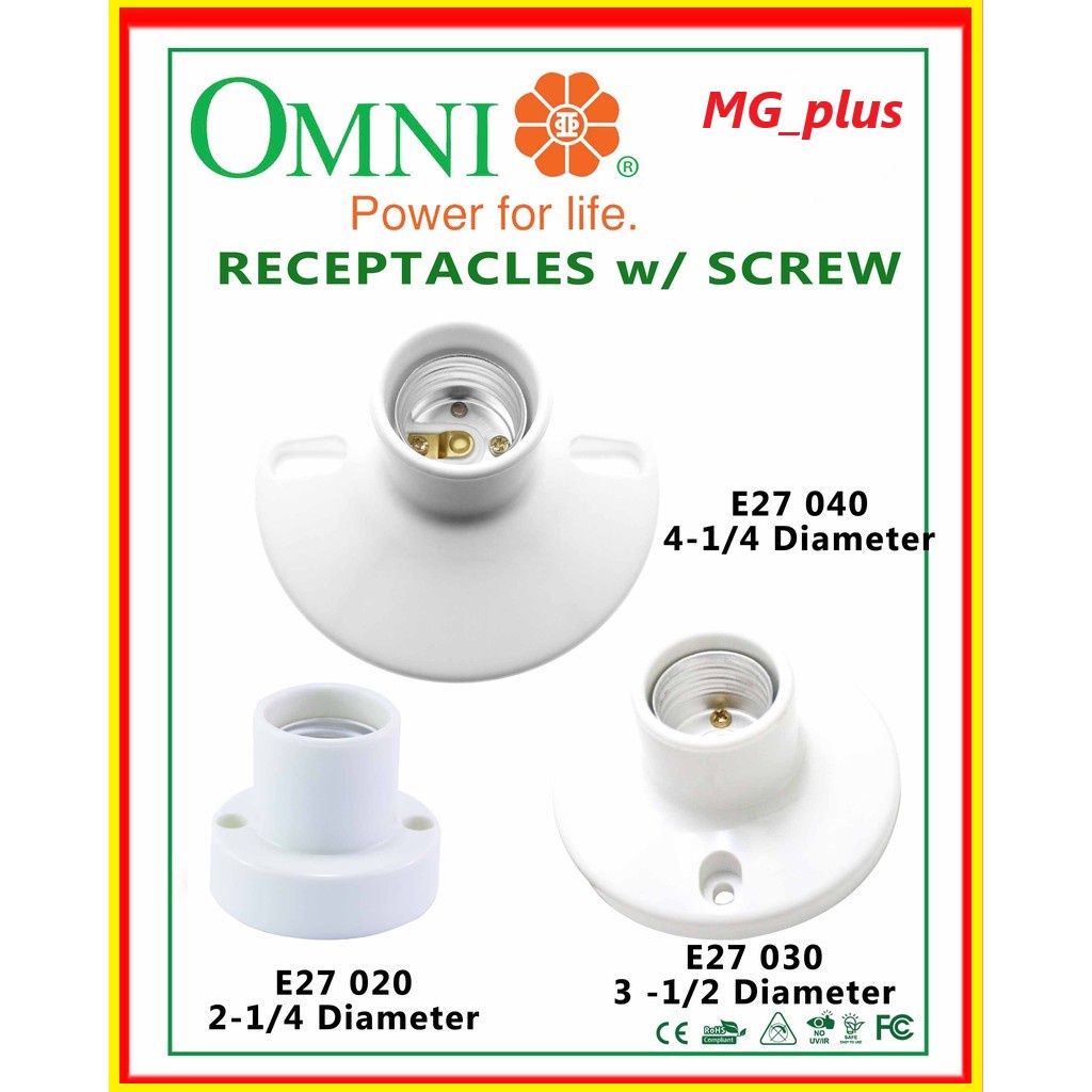 OMNI Ceiling Receptacle for lights 2 inches 3 inches 4 inches Heavy ...
