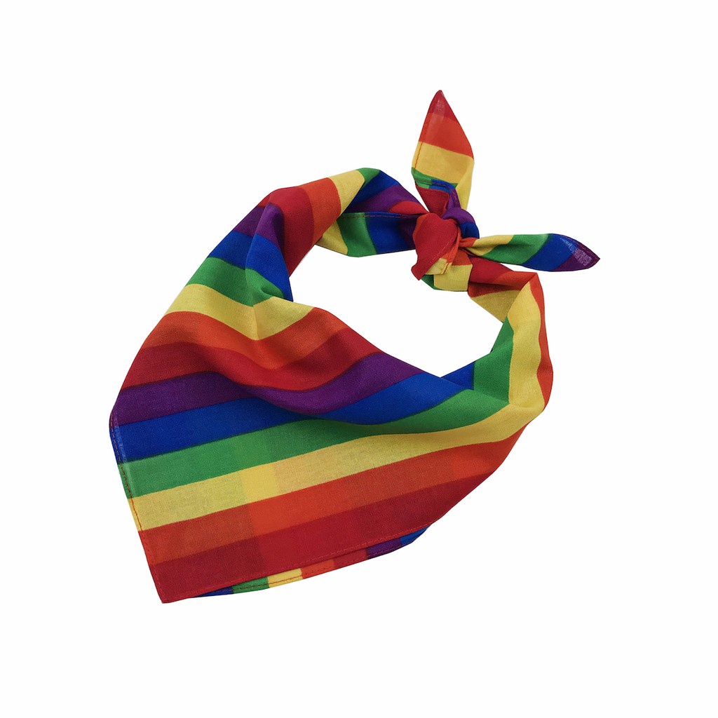 55*55cm Azidianzi LGBT Pride Rainbow Bandana Headband Unisex Gay Pride ...