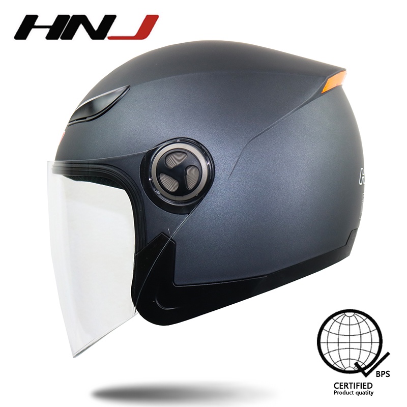 HNJ Ym-619 Plain Men Half Face Motorcycle Helmets Helmet with Women ...